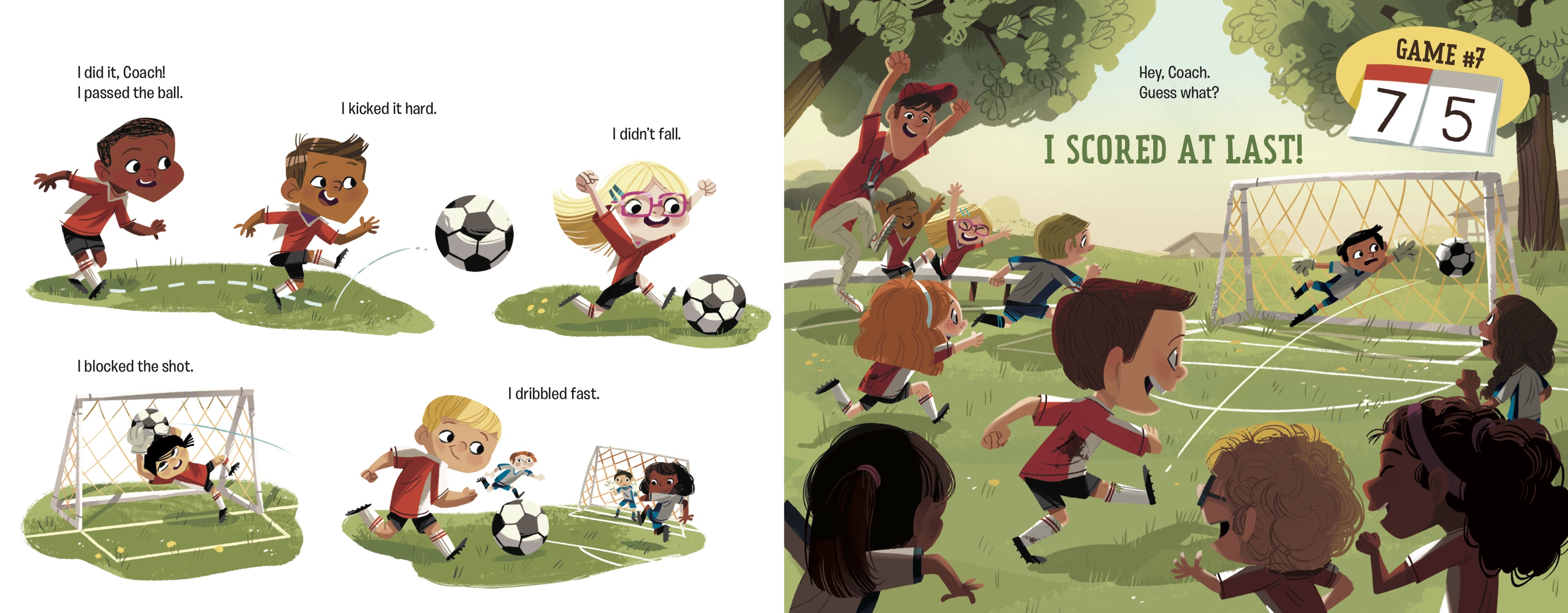 Hey, Coach! by Linda Ashman, illustrated by Kim Smith - Linda Ashman